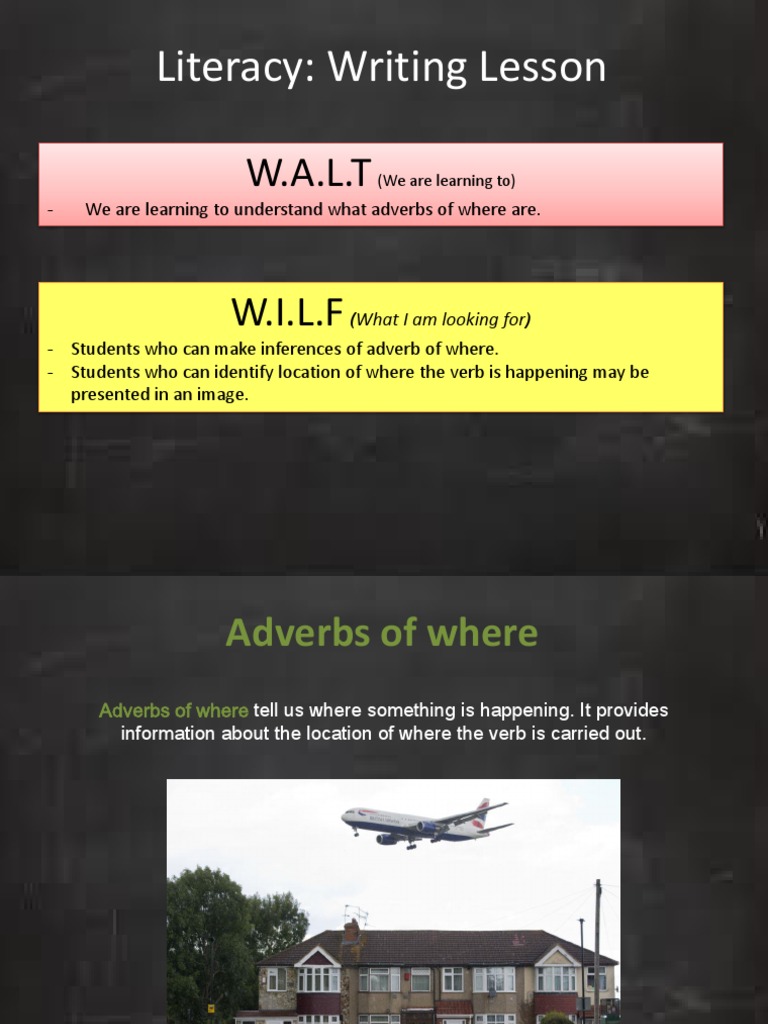 Adverbs of Where | PDF | Language Arts & Discipline | Foreign Language ...