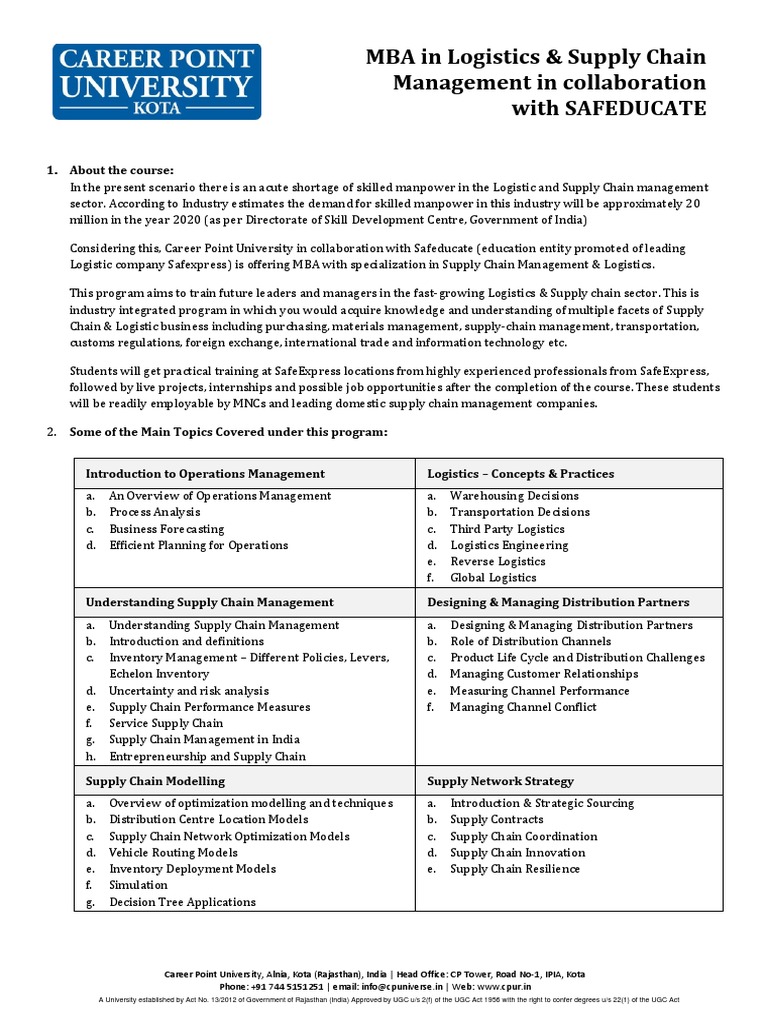 Logistics Supply Chain Management | PDF | Logistics | Supply Chain ...