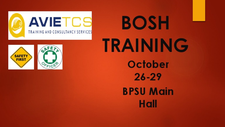 Bosh Training | PDF