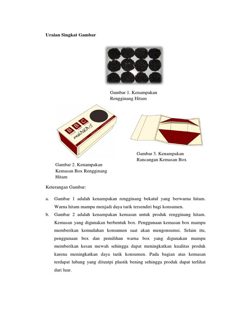 Uraian Singkat Gambar Dan Uraian Invensi | PDF