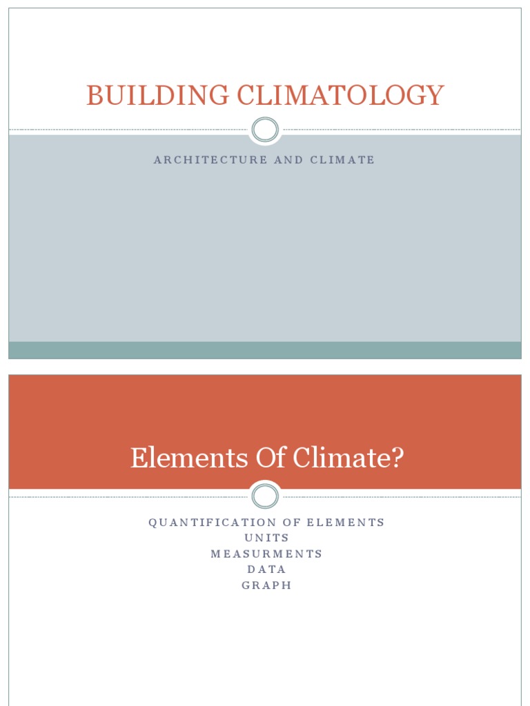 Building Climatology Modul 2 | PDF | Humidity | Atmosphere Of Earth