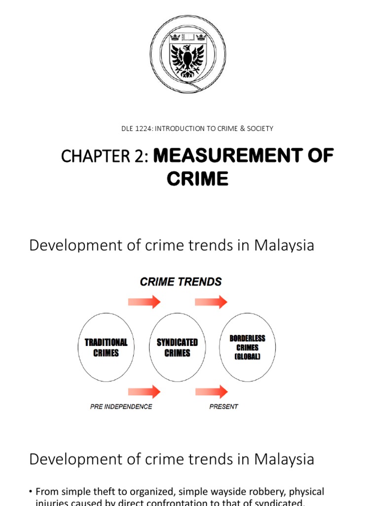 Crime Trends and Measurement in Malaysia | PDF | Crime Statistics ...