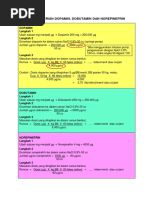 Menghitung Dosis Norepinephrine | PDF
