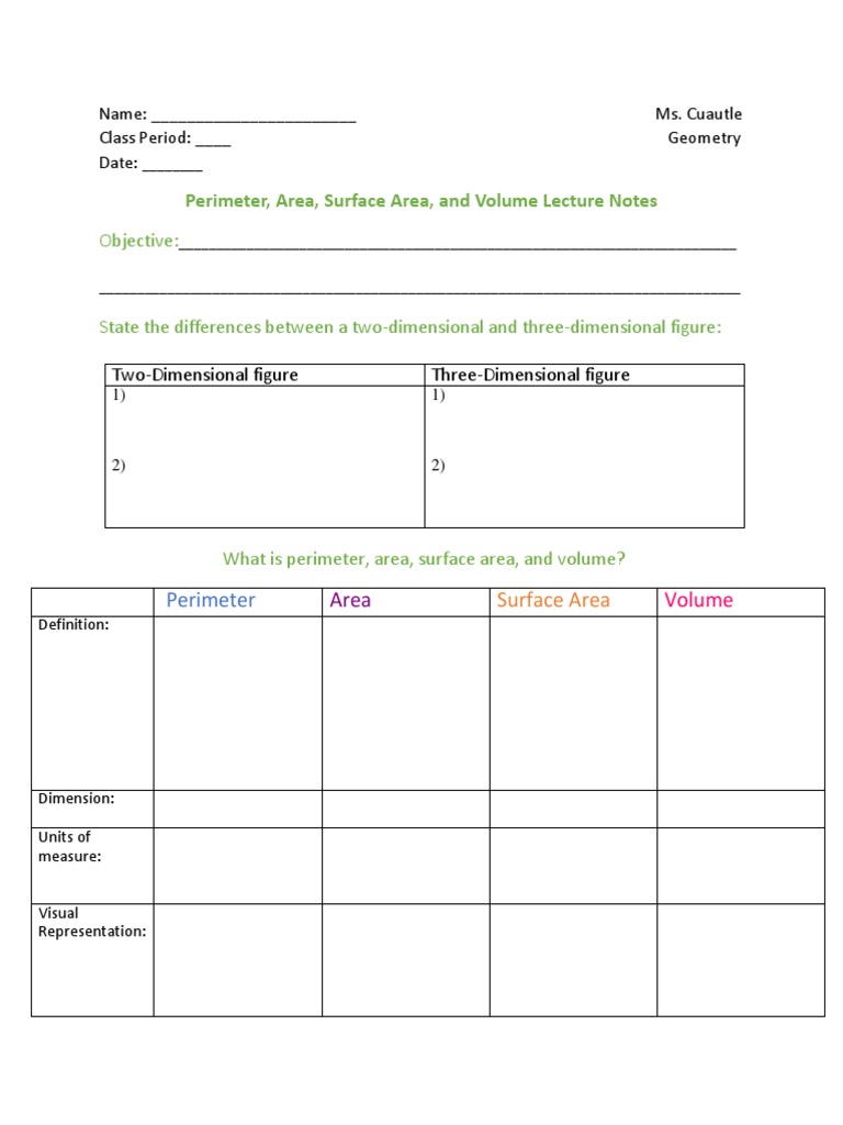 Geometry Lecture Notes | PDF
