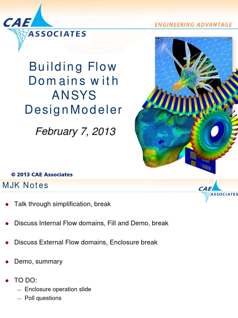 Flow Domains Ansys DM Caea 0 | PDF | Computer Aided Design | Scientific ...
