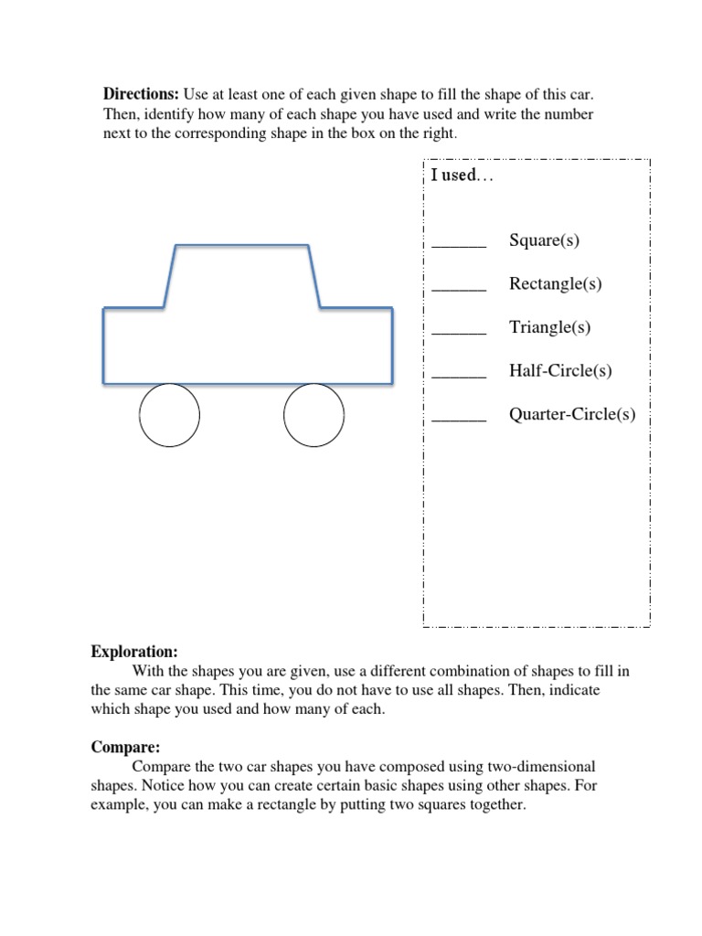 Reasoning With Shapes Lesson 1 | PDF | Shape | Triangle