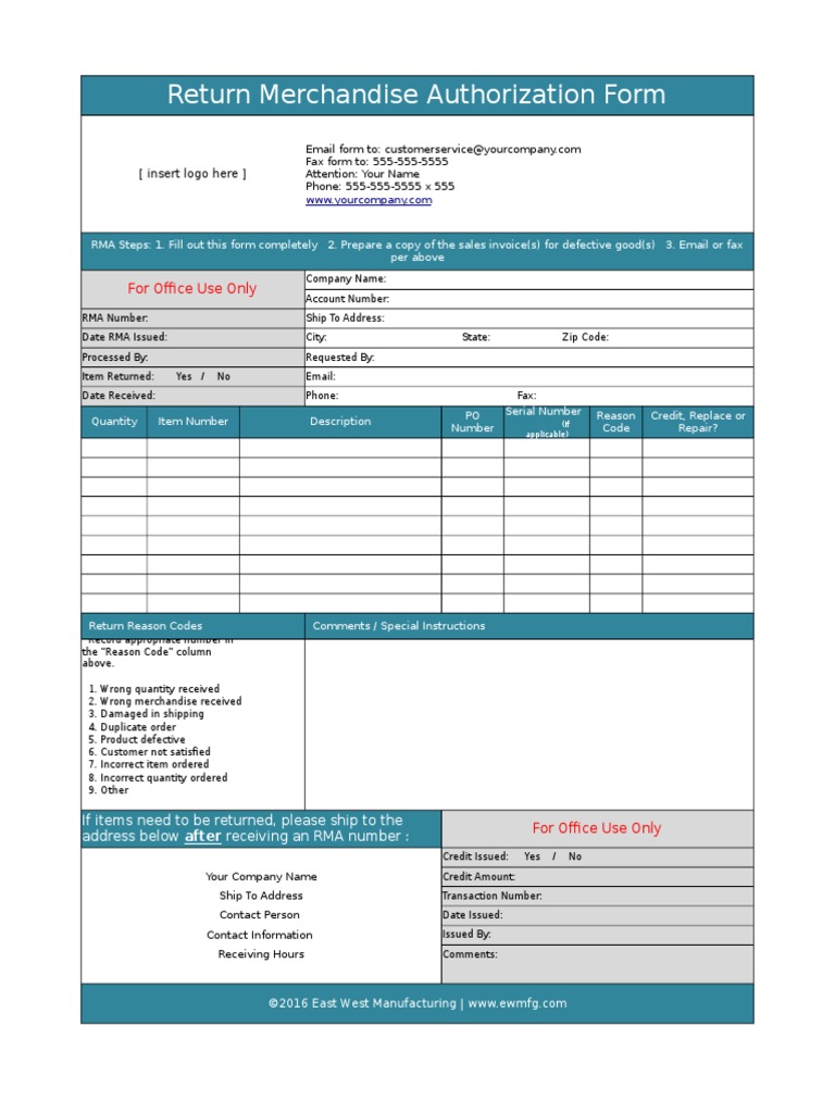 Contoh Form RMA | PDF | Computing | Business
