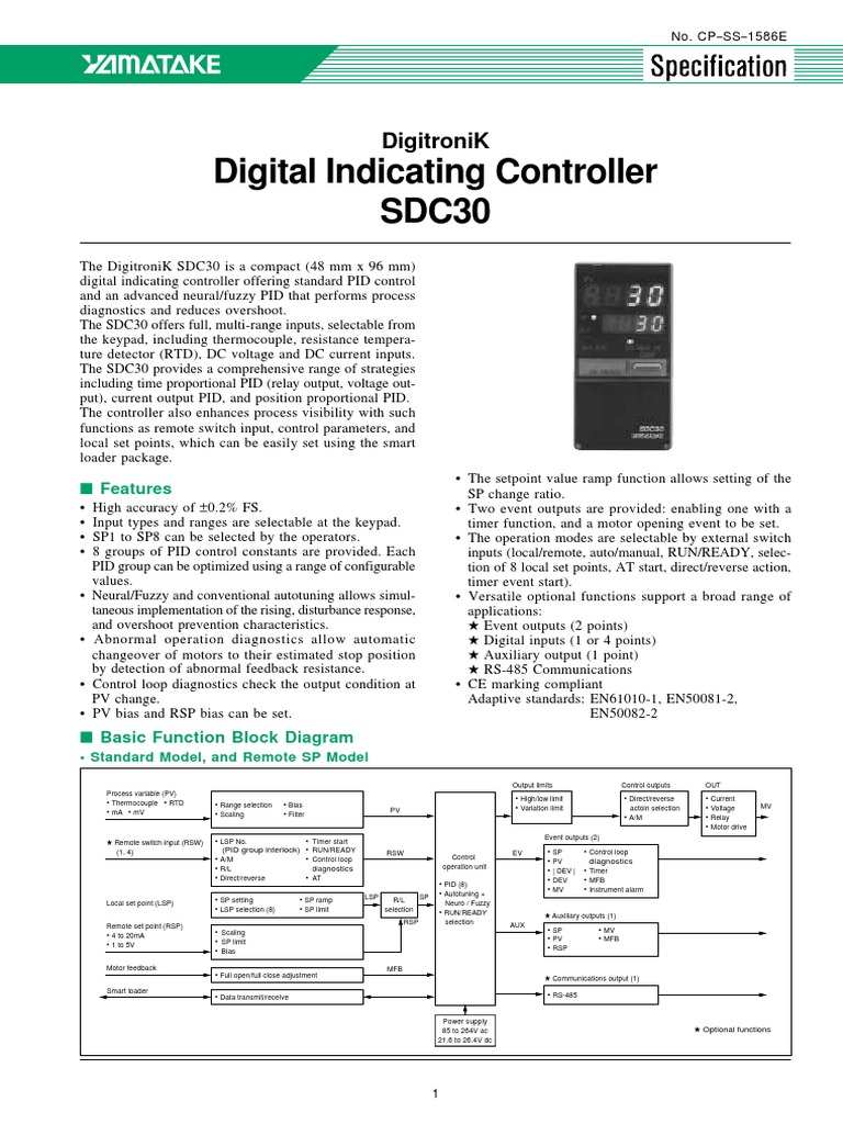 SDC30 | Control System | Power Supply