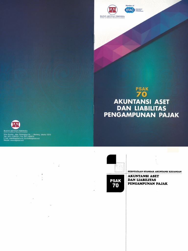 PSAK 70 (2016) - Akuntansi Aset Dan Liabilitas Pengampunan Pajak PDF | PDF