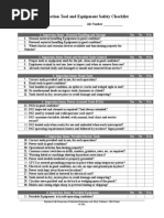 Portable Power Tools Inspection Checklist | PDF