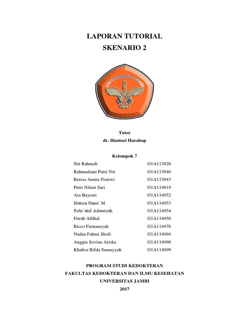 Laporan Tutorial Skenario 2 Revisi | PDF | Pengembangan Diri