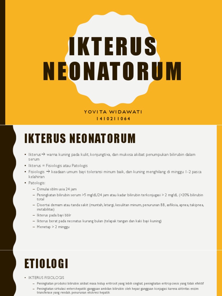 Ikterus Neonatorum | PDF