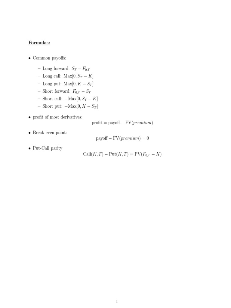 Formula | PDF