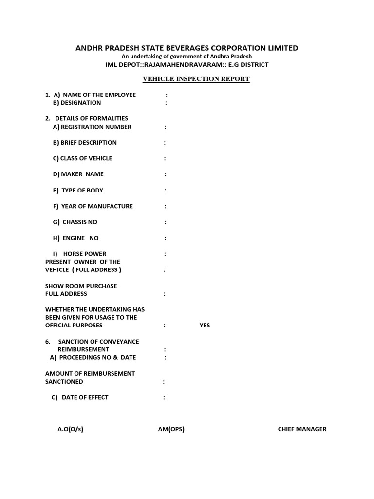 Vehice Conveyance Forms | PDF