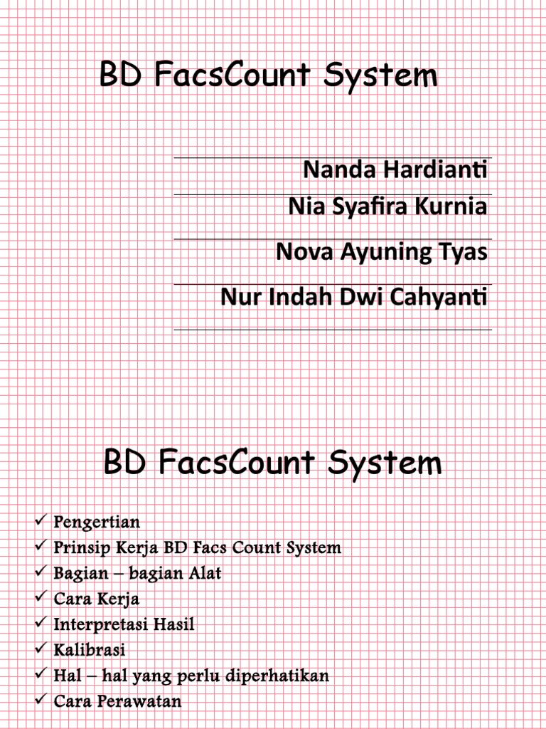 BD FacsCount System | PDF