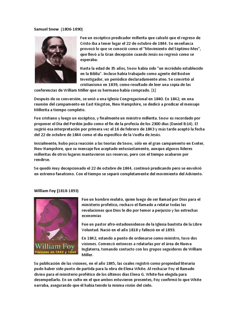 Samuel Snow | PDF | Religión y creencia | Biblia