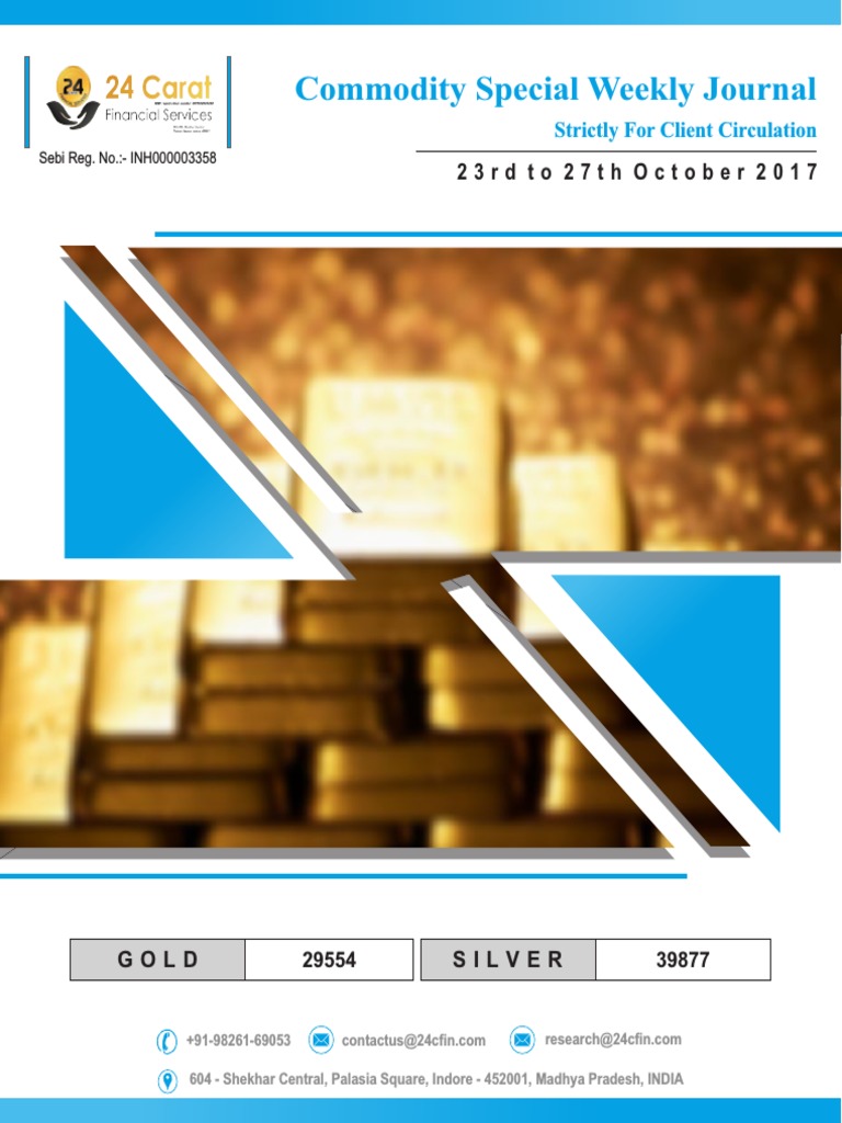 Commodity Weekly Journal-23rd To 27th Oct 2017 | PDF | Price Of Oil ...