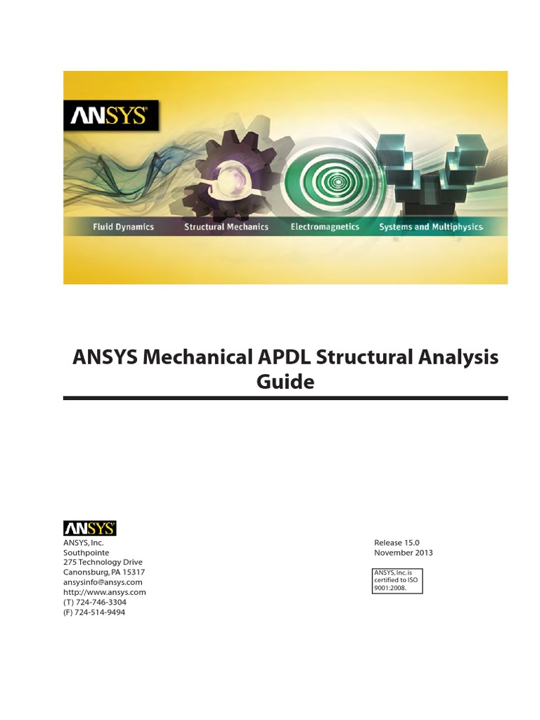 ANSYS Mechanical APDL Structural Analysis Guide | PDF | Trademark | Structural Analysis