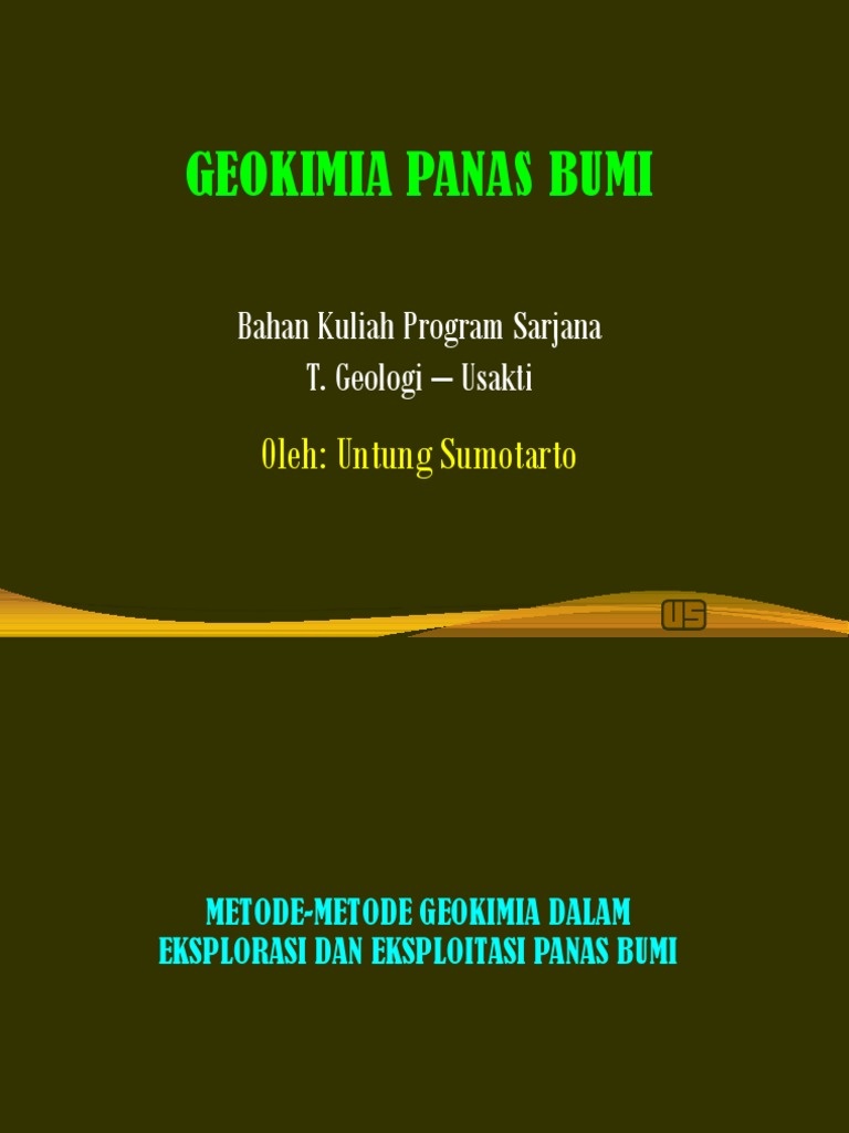 Geokimia Geothermal - 1 | PDF