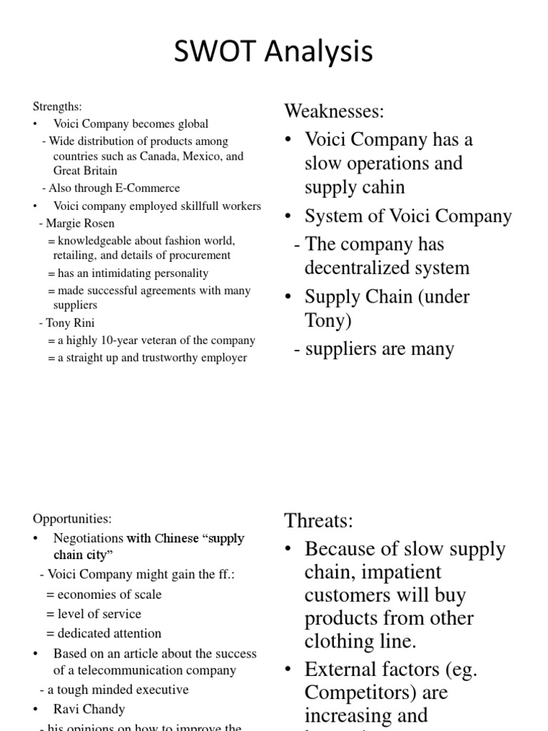 SWOT Analysis | PDF