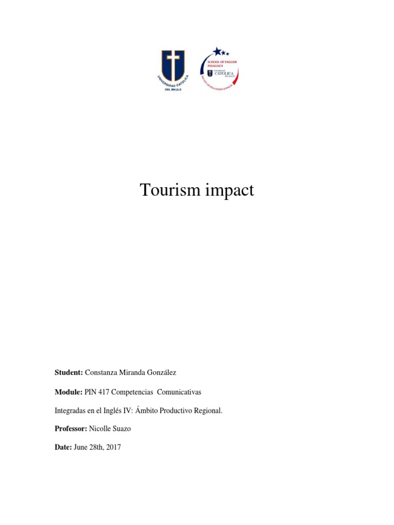 Tourism Essay | PDF | Tourism | Norm (Social)