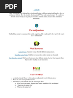 Eight-Letter Animal Names List | PDF