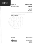ABNT NBR 12962:2016 - Extintores de Incêndio - Inspeção e Manutenção | PDF