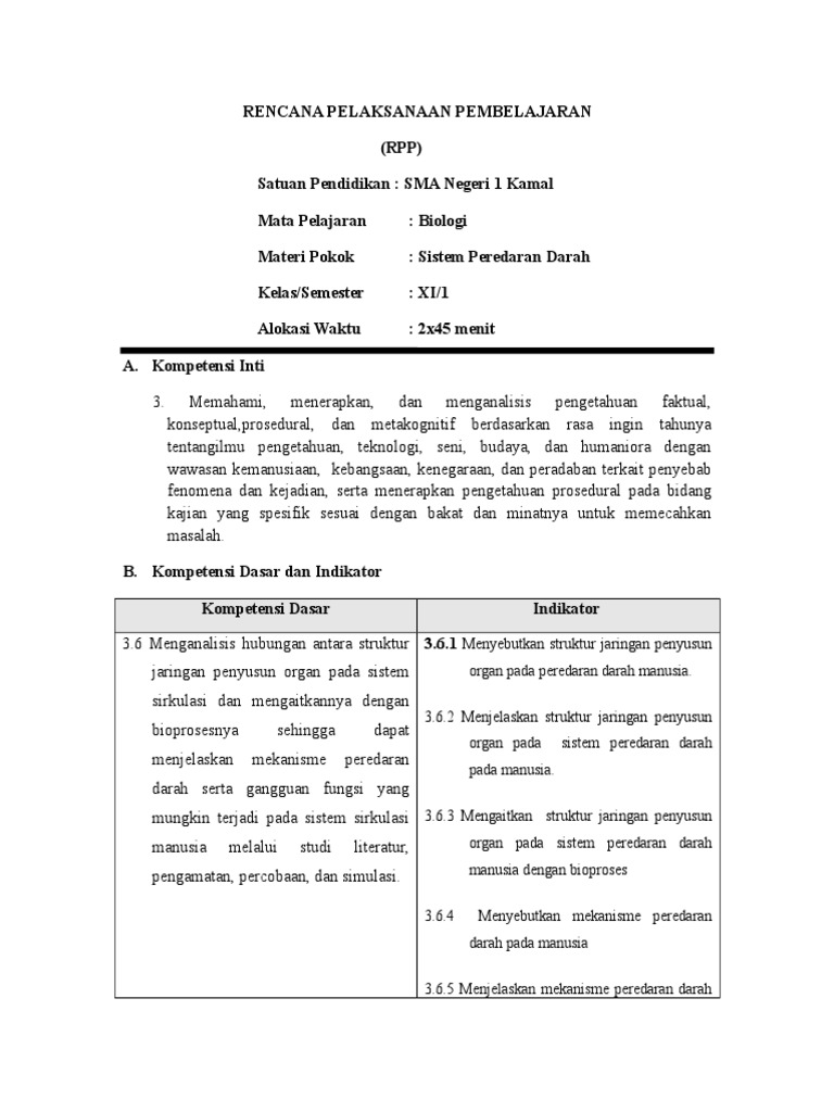 RPP Pendekatan CTL | PDF