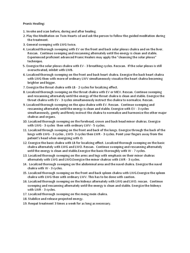 A Guide to Pranic Healing Techniques for Balancing the Chakras and ...