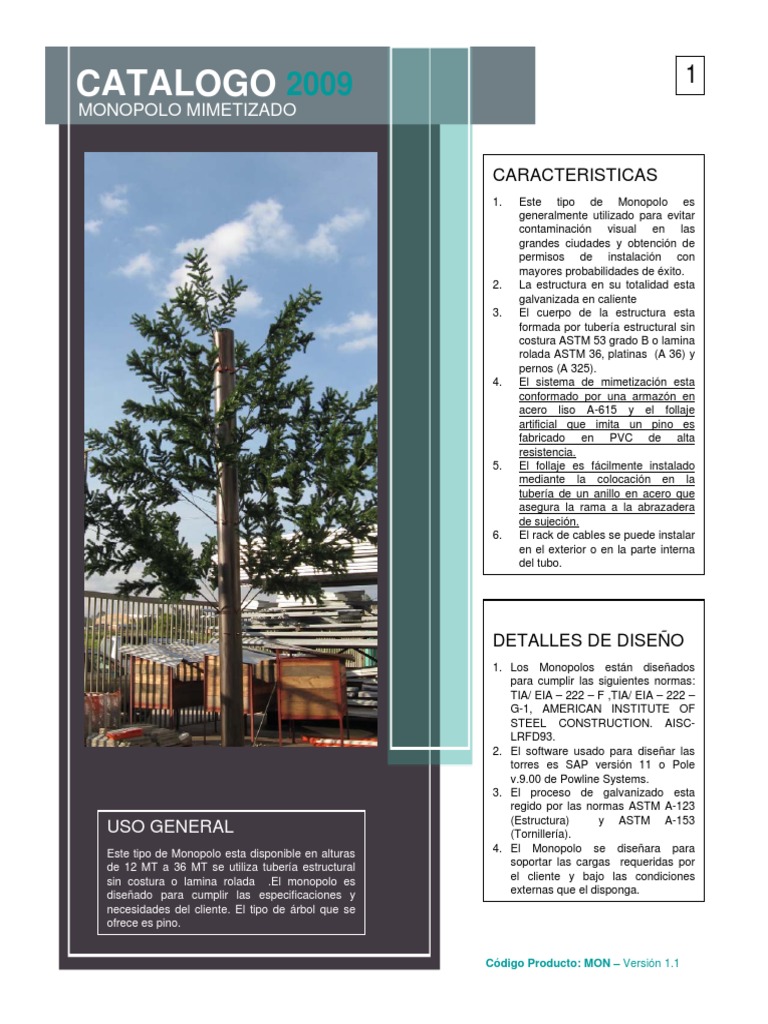 Catalogo Monopolo Mimetizado V2 | PDF | Tubería (transporte de fluidos ...