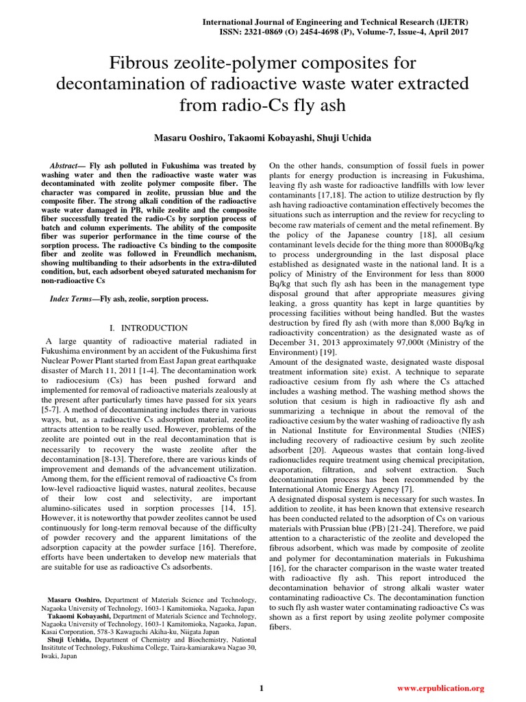 IJETR2129 | PDF | Timeline Of The Fukushima Daiichi Nuclear Disaster ...