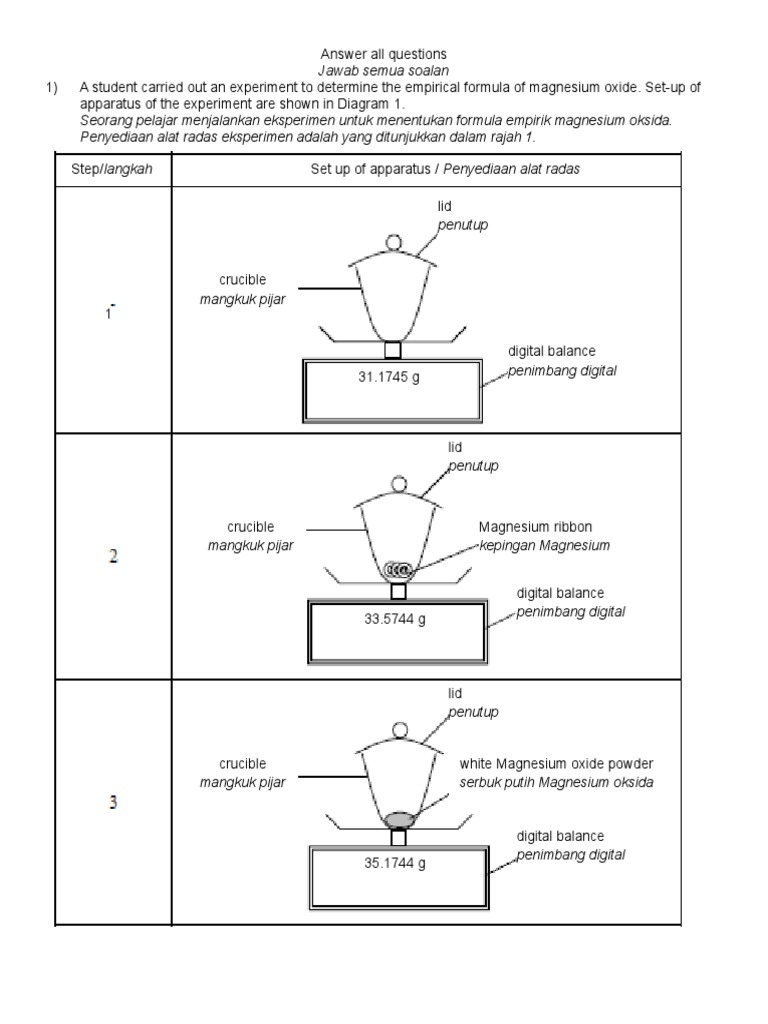 Kimia 3 f5 2017 Pertengahan Tahun | PDF