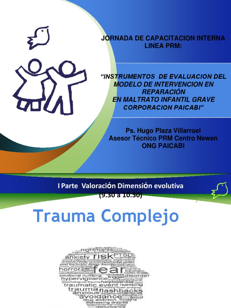 Evaluación del Trauma Complejo Infantil | PDF | Disociación (psicología ...