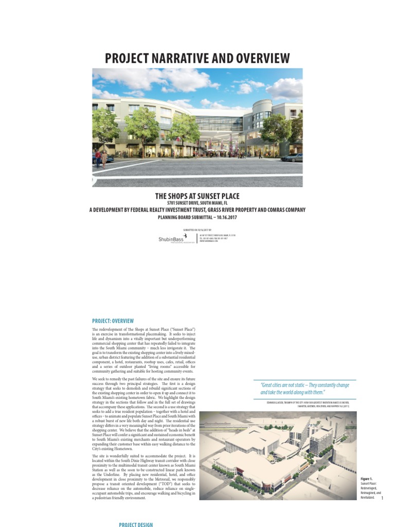 Attachment 3 Project Narrative and Overview | PDF | Transport | Land ...