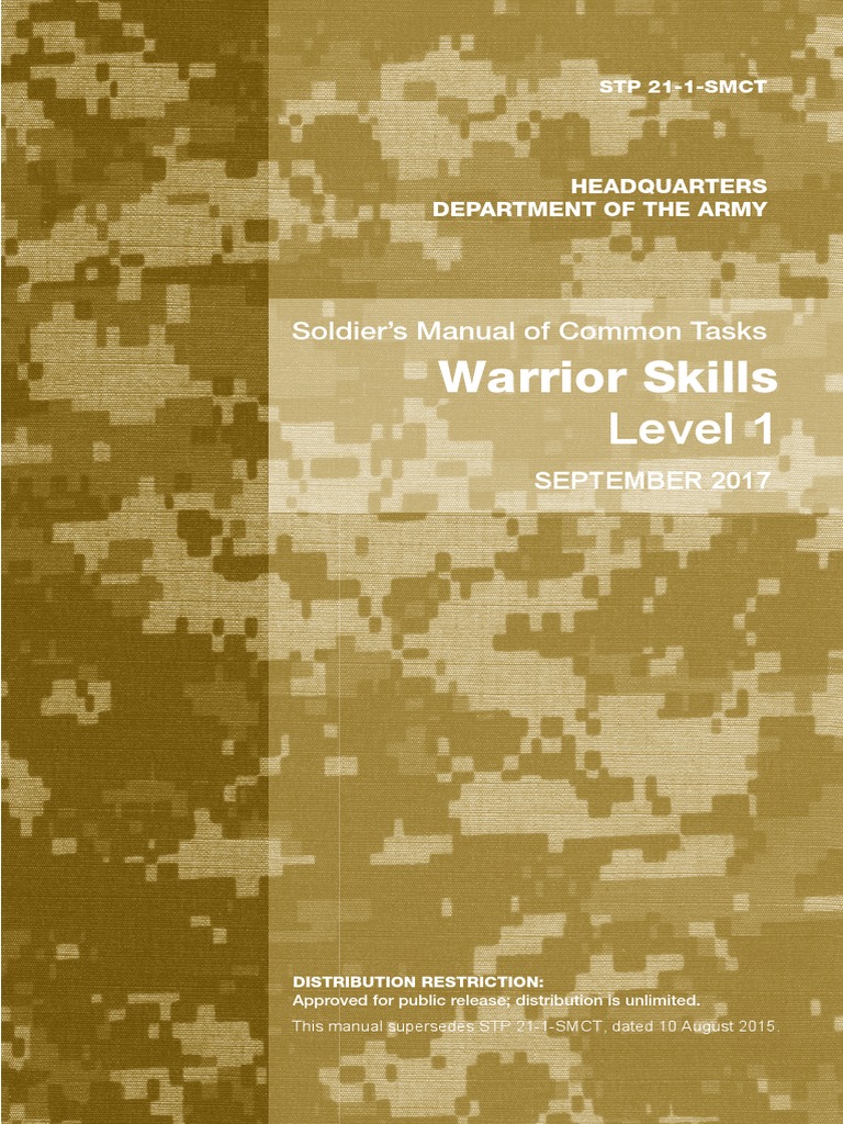 Soldier's Manual: Warrior Skills | PDF | Risk Assessment | Risk Management