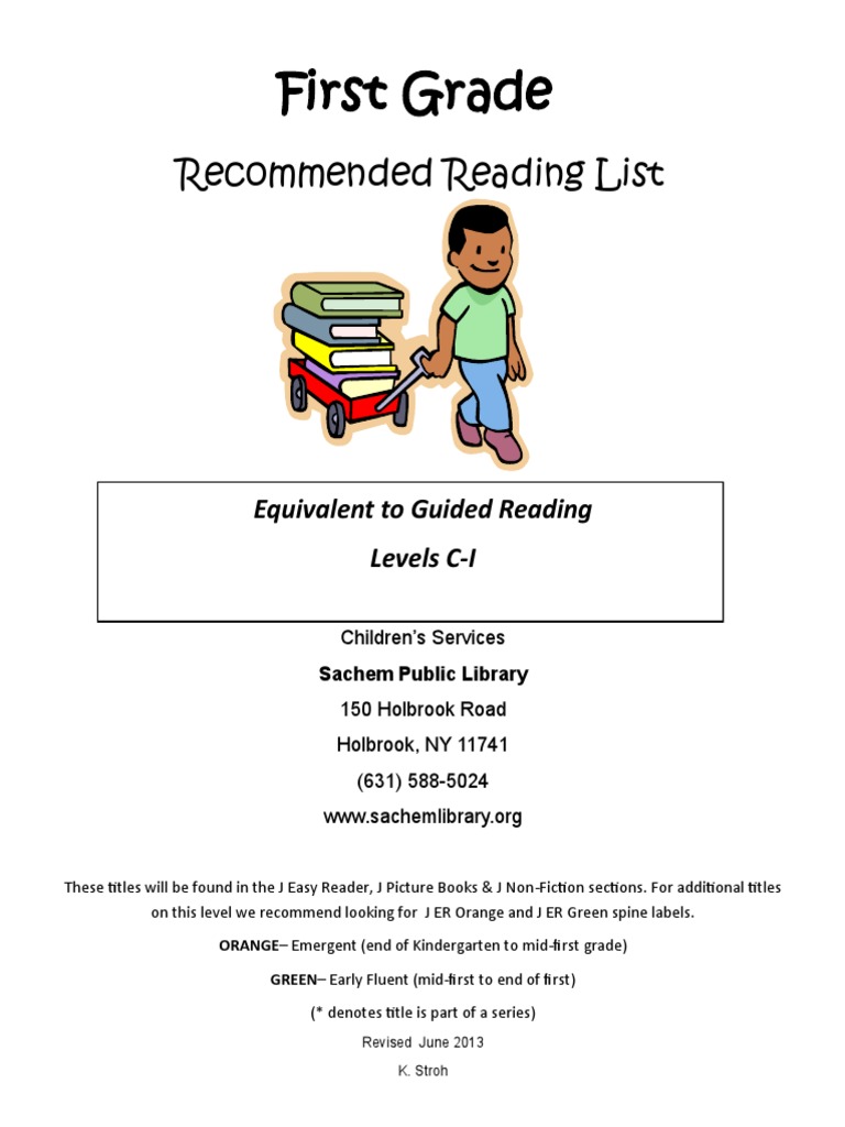 Guide Reading Level - Grade1 | PDF | Picture Book
