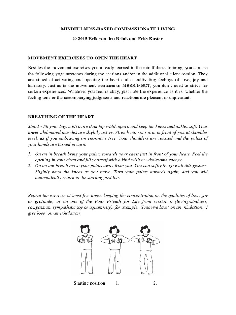 MBCL Movement Exercises | PDF | Arm | Breathing
