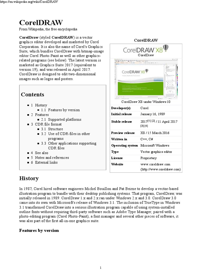 CorelDRAW - Wikipedia | Graphic Design | Digital & Social Media