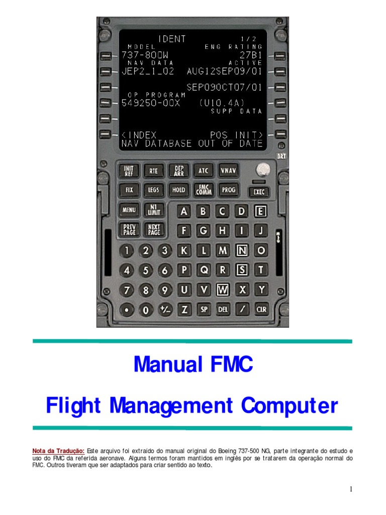 Manual FMC Boeing 737 PT-BR - Unlocked | PDF | Teclado de computador ...