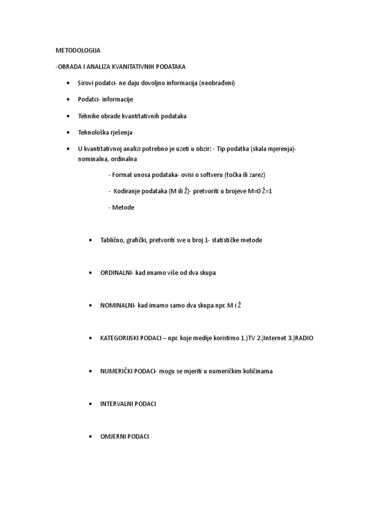 Metodologija | PDF