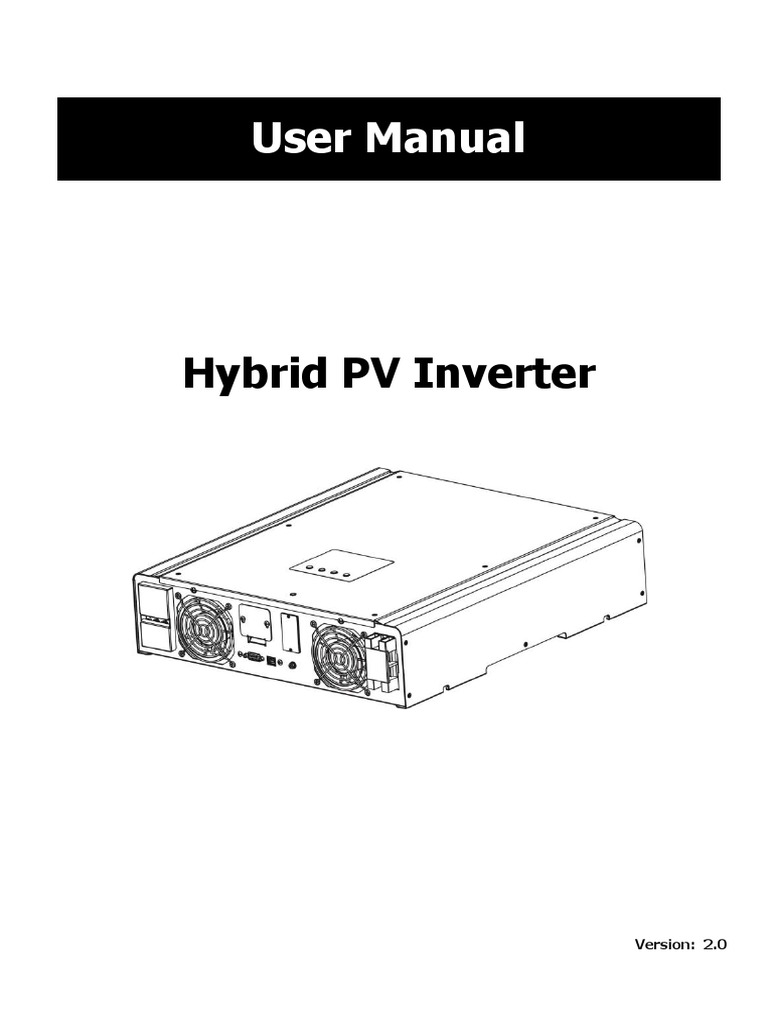 InfiniSolar 2KW3KW Manual | PDF | Power Inverter | Solar Panel