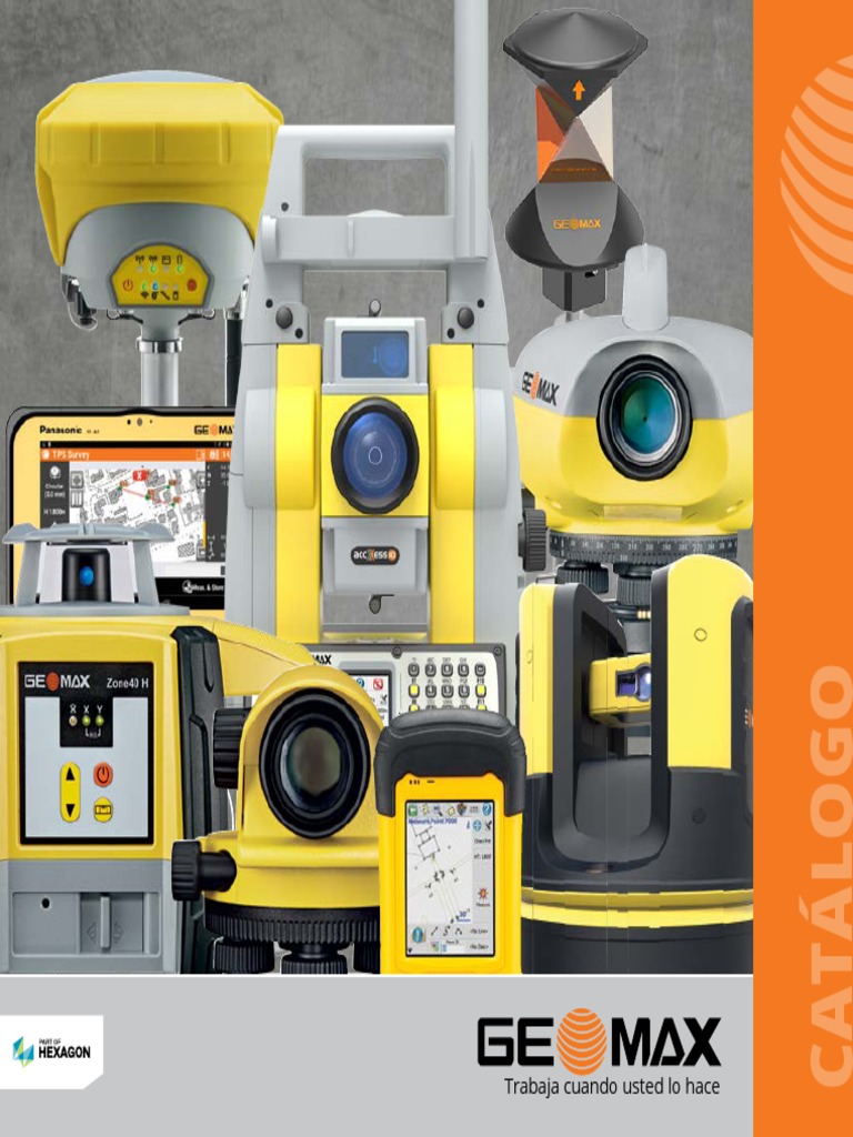Catalogo GEOMAX | PDF | Sistema de Posicionamiento Global | Bluetooth