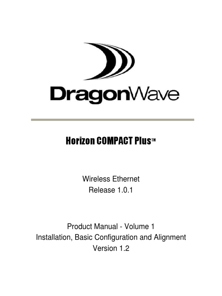 Horizon Compact Plus | PDF | Antenna (Radio) | Ethernet