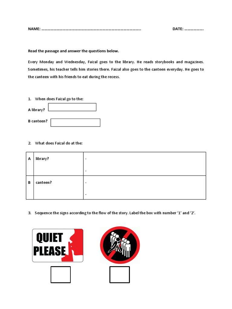 Y3 Unit 11 - Reading (Worksheet) | PDF