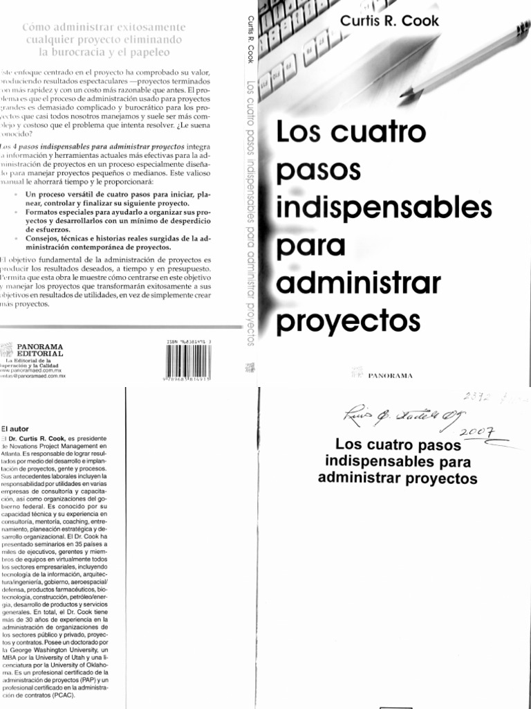 4 Pasos Indispensables para Administrar Proyectos | PDF | Planificación ...