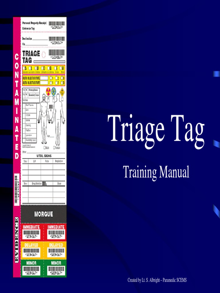 Triage Tags Manual 2 | Download Free PDF | Emergency Management ...