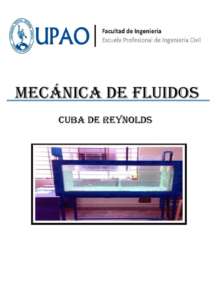 Análisis del flujo laminar y turbulento mediante la visualización de números de Reynolds ...