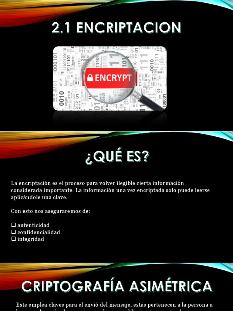 Expo Encriptacion | PDF | Clave (criptografía) | Archivo de computadora