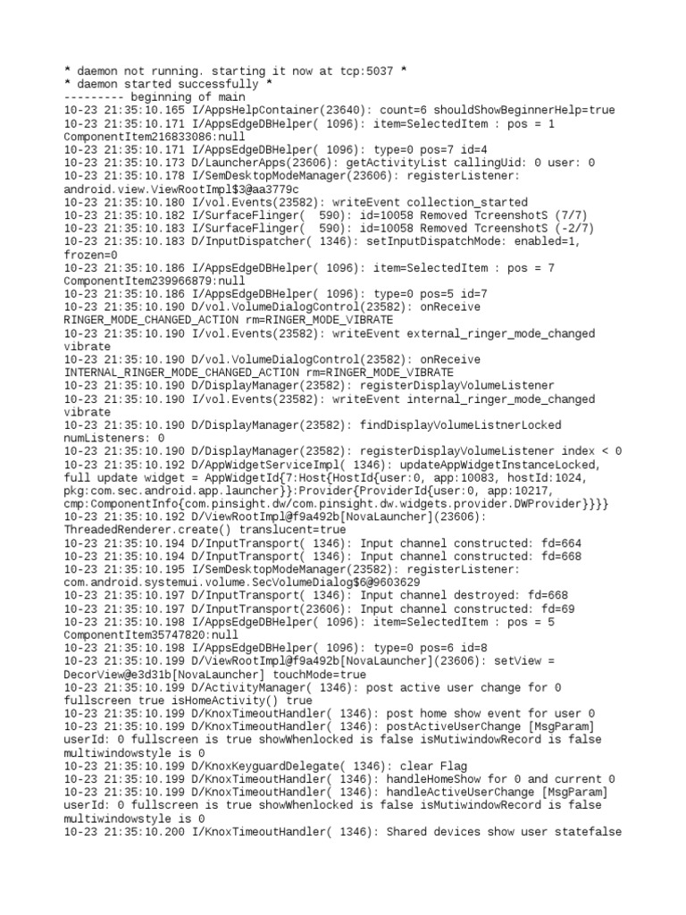 Vridge Logcat | PDF | System Software | Computing