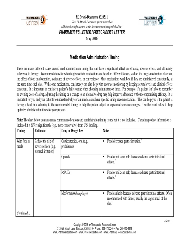 1.113.medication Administration Timing | PDF | Statin | Pharmaceutical Drug